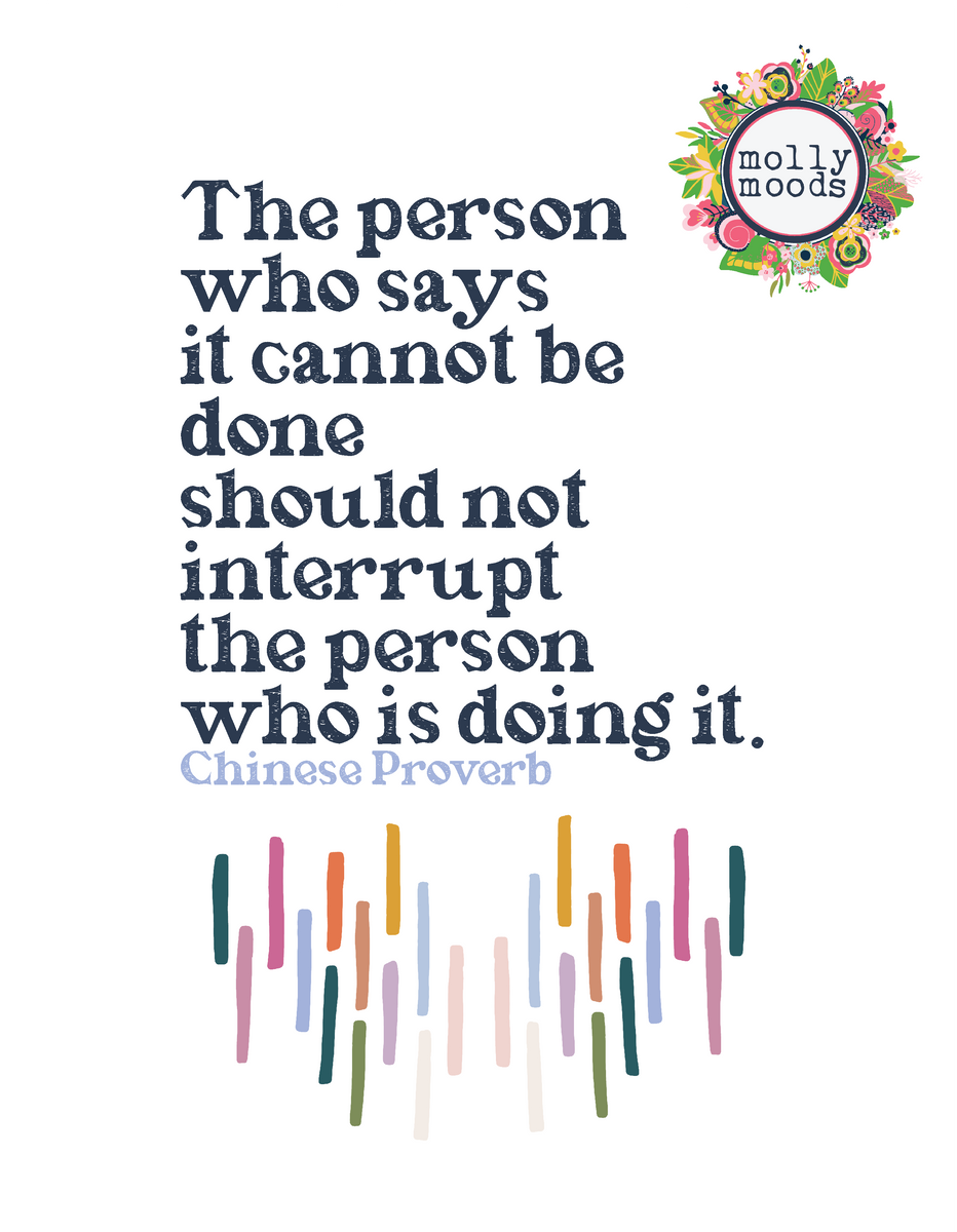 Chinese Proverb Motivational Printable FREEBIE Digital Download Wall A ...