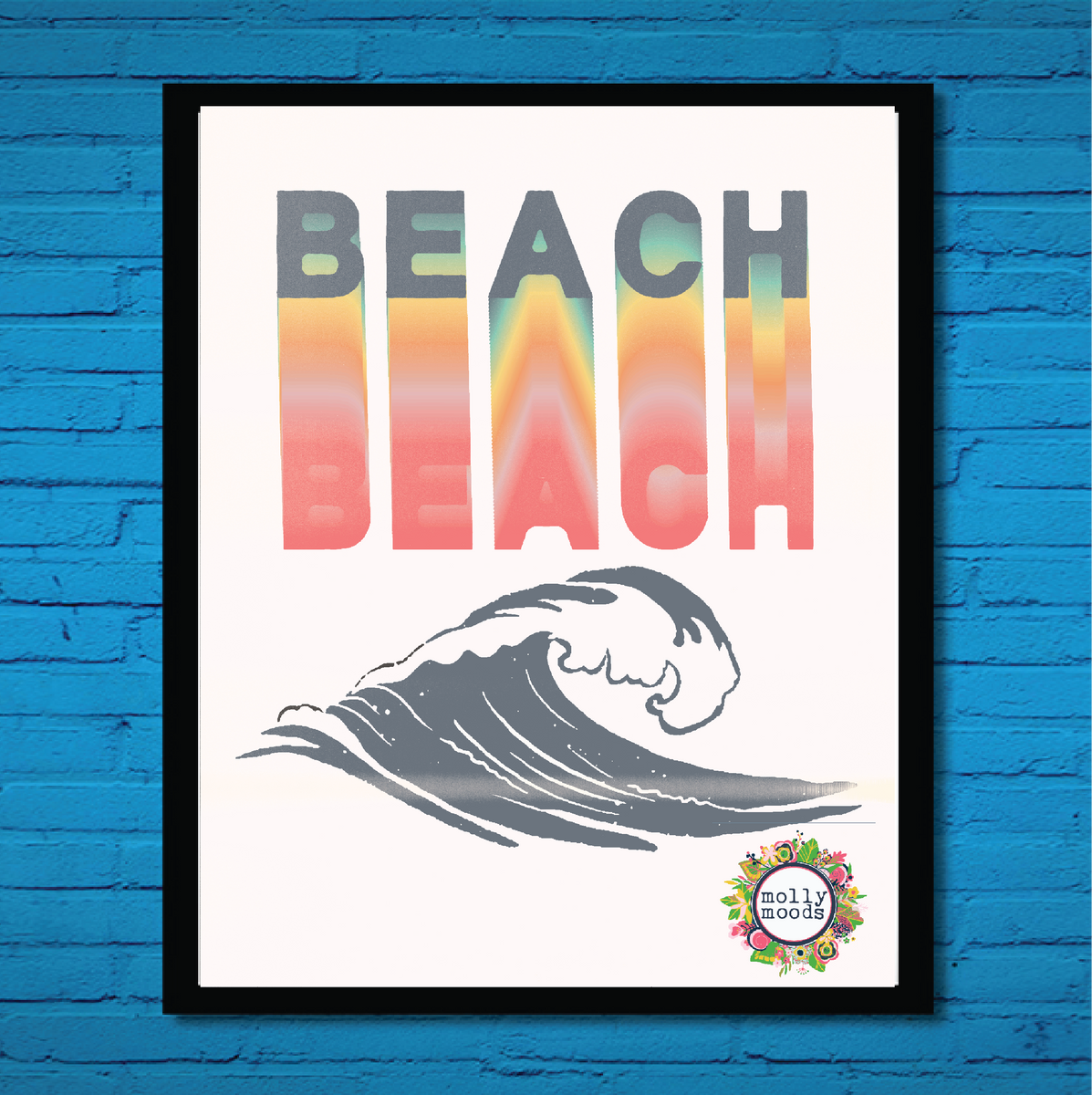 Retro Beach FREEBIE Wall Art Poster Digital Download Printable – Molly ...